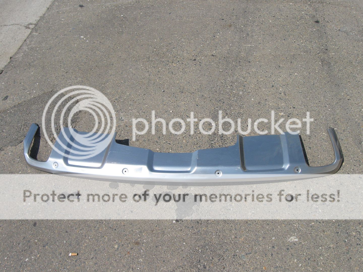 2010-2011 Mercedes ML450 Rear Bumper Chrome Lip Lower Diffuser OEM | eBay