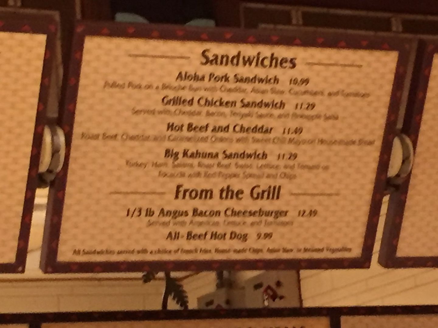 Captain Cook’s – Taste of Disney