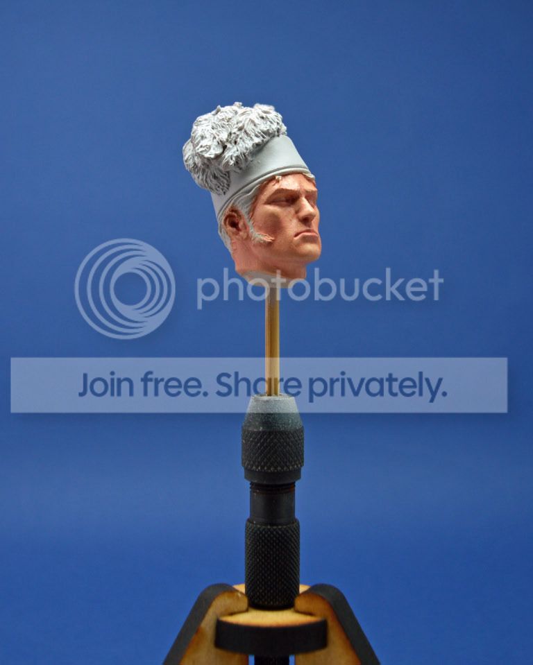 Gordon Highlander, Waterloo 1815, 1/10 scale bust - Figure Work In ...